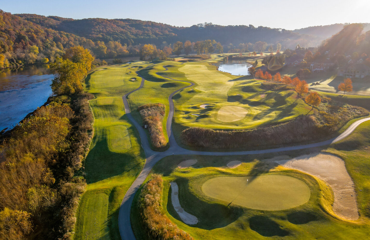 Down by the River – Dye’s River Course at Virginia Tech is defined by ...